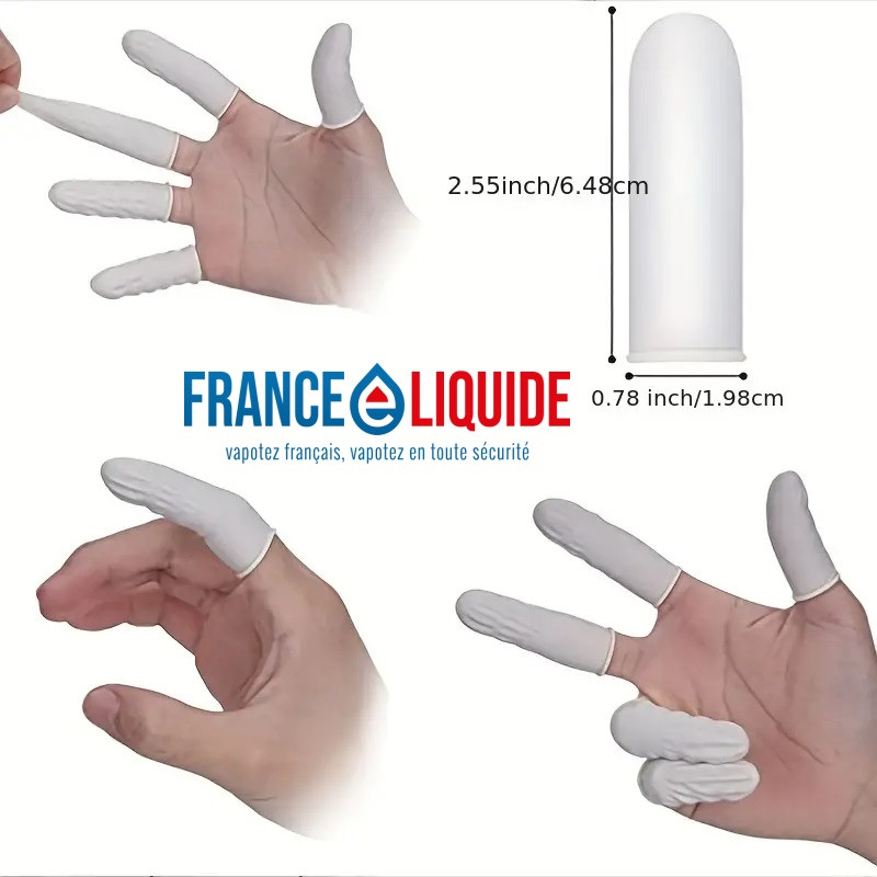 10 x gants de doigts pour préparation Diy