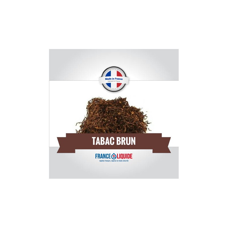 E-liquide 10ml saveur Tabac Brun fabrication Francaise